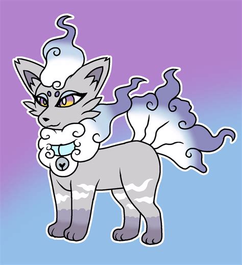 G O S Hisuian Zoura X S Alolan Vulpix By Ktheblobartist On Deviantart