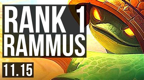 Rammus Vs Kayn Jungle Rank 1 Rammus 32m Mastery Legendary 164