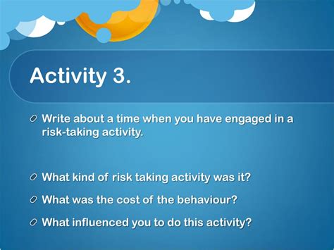 Ppt Risk Taking Behaviour Powerpoint Presentation Free Download Id