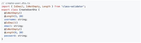 Using Dtos And Validation Pipes In Nestjs Dev Centre House Ireland