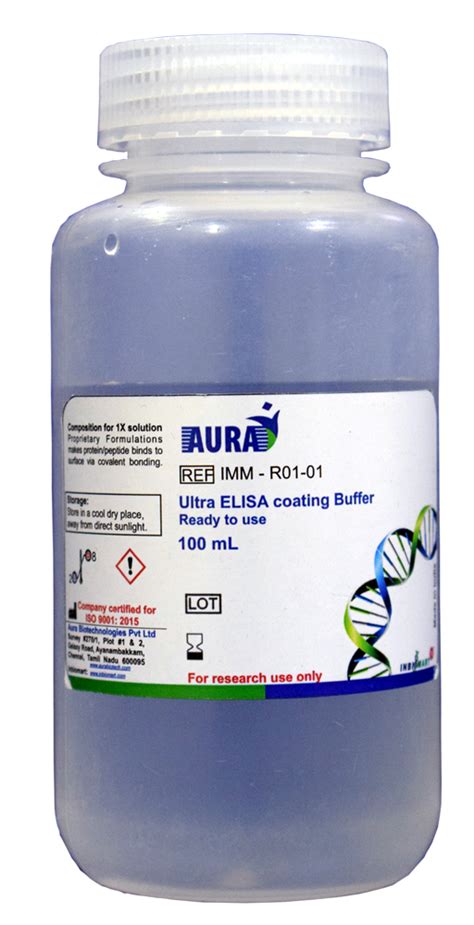Liquid Ultra Elisa Coating Buffer For Scientific Research Packaging