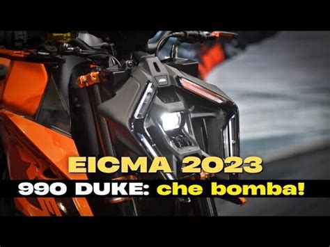 Ktm Torna A Eicma E Presenta La 990 Duke Il Video Video Inmotoit