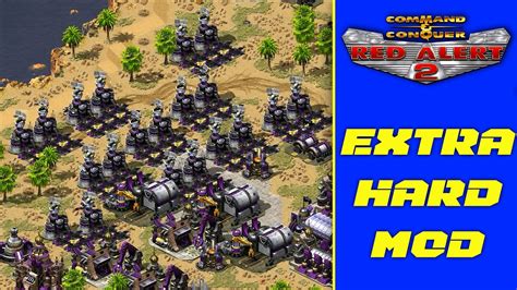 Red Alert 2 Extra Hard Mod SO MANY BLACK EAGLES 1 Vs 7 Brutal
