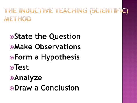 Inductive Method