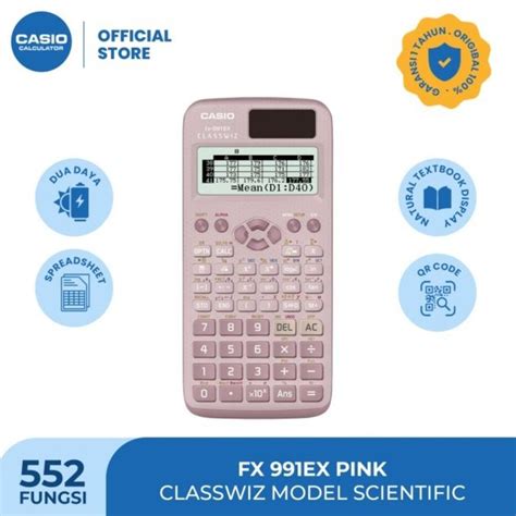 Jual Kalkulator Casio Fx 991ex Scientific Calkulator 991 Ex Merah