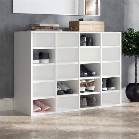 Полиця для взуття на 20 осередків тумба для взуття з ДСП 4 КОЛЬОРИ 920х676х300 мм продаж