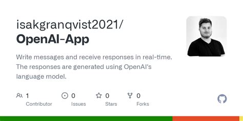 github isakgranqvist2021 openai app write messages and receive