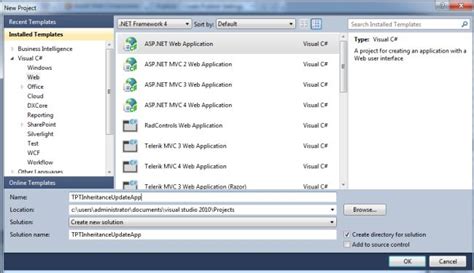Table Per Type Tpt Hierarchy Insert Data Via Edm Framework