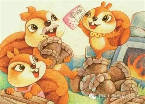 小松鼠请客 小松鼠卡通头像 小松鼠吃松果简笔画 大山谷图库