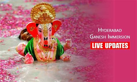 Ganesh Visarjan Nimajjanam Live Updates All Set For Smooth Ganesh