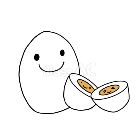 ゆで卵イラスト No 24318667無料イラストフリー素材ならイラストAC