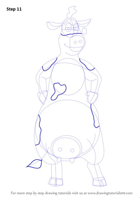 How To Draw Bessy From Back At The Barnyard Back At The Barnyard Step