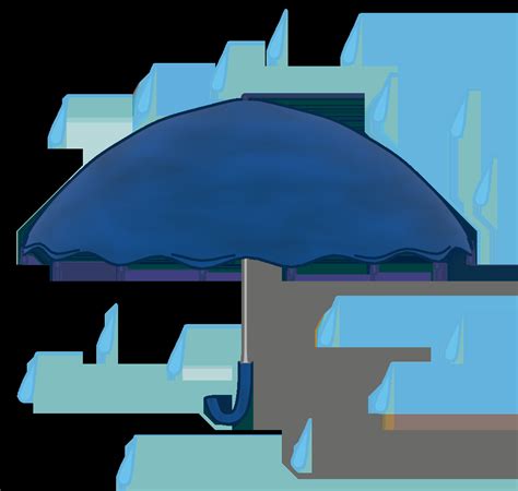 雨と傘のイラスト いらすとマッピング