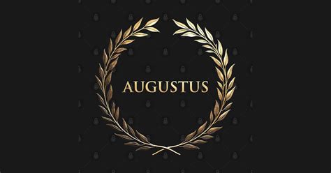 Augustus Emperor Of Rome Symbol Augustus T Shirt Teepublic