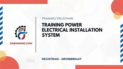 Training Power Electrical Installation System Diorama School Of Banking
