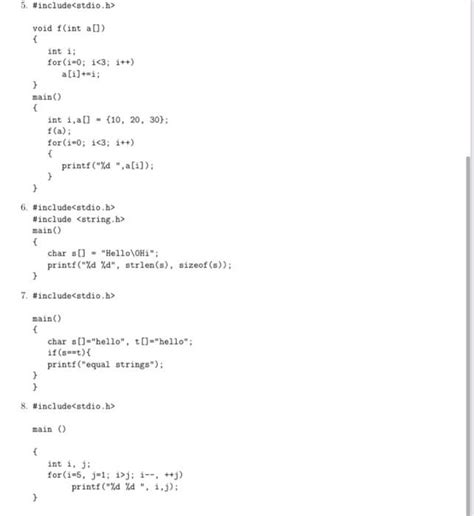 Solved 5 Include Void 1 Int Al Int I For I 0 I