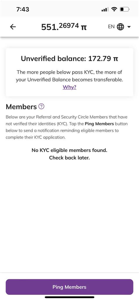 Query Regarding Unverified Balance On My Pi Account R PiNetwork