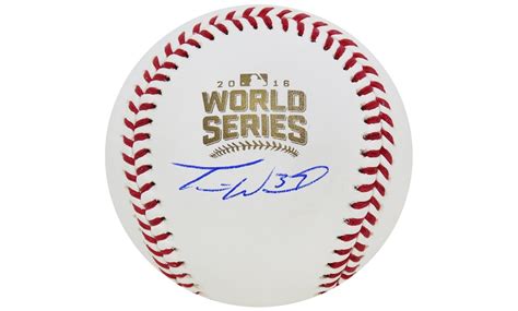 Up To 35 Off On Travis Wood Signed Rawlings O Groupon Goods