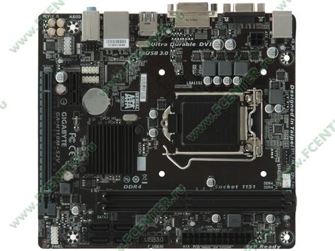 Материнская плата GIGABYTE "GA-H110M-S2V" - купить Материнские платы в ...