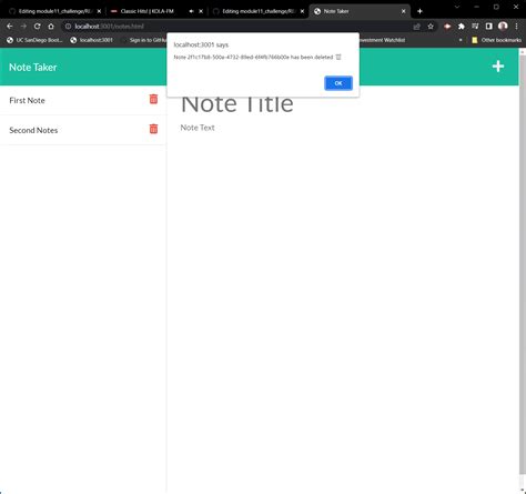 Github Bzoulko Module Challenge Building A Note Taker Application