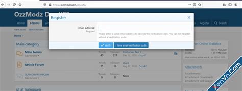 Ozzmodz Verify Email Before Registration Xenforo 2 208 Xenvncom