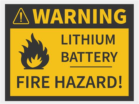 Lithium Battery Warning Sign By Iegormakerworld Download Free 3d Models