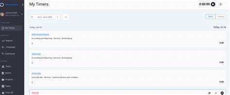 Duplicate Timer Time Analytics