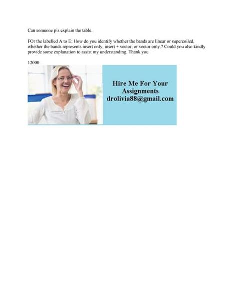 Can Someone Pls Explain The Table For The Labelled A To E How Do Youpdf