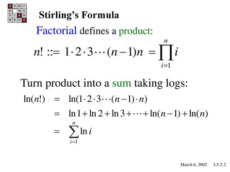 Asymptotics And Stirlings Approximation Ppt Download Asymptotics And Stirlings Approximation Ppt Download