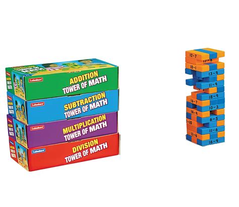 Tower Of Maths Game Complete Set Clever Toys