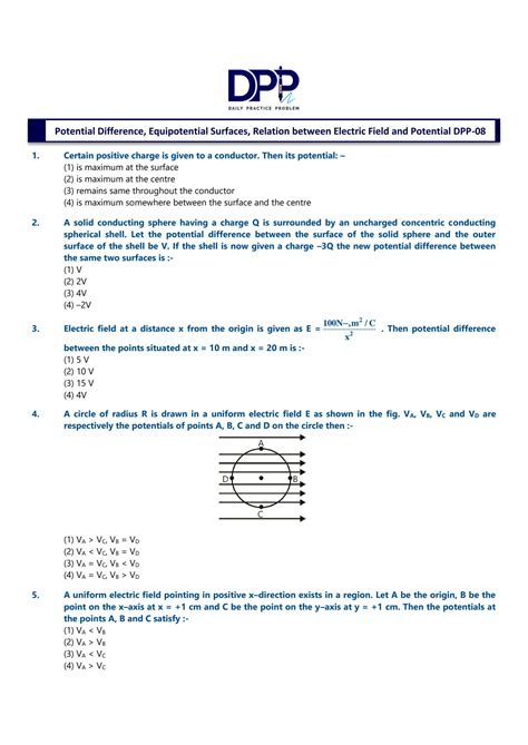 Solution Neet Study Material Electrostatic Potential And Capacitance 7