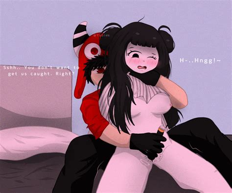 Rule 34 Black Hair Breasts Choking Digital Drawing Artwork Faze
