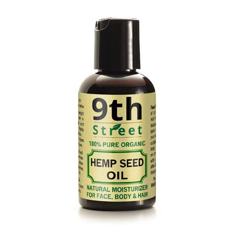 Hemp Seed Oil Pure Cold Pressed Organic Unrefined Cannabis