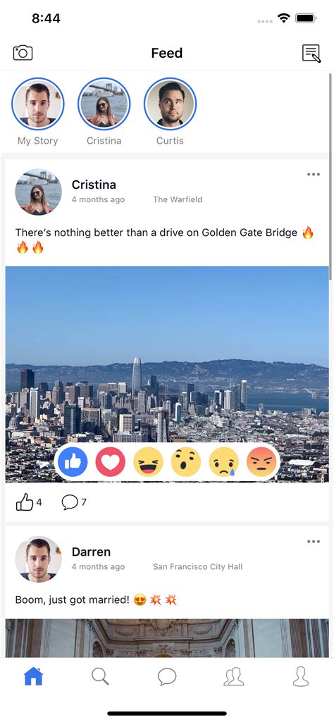 React Native Social Network Instamobile