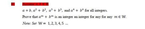 Solved Aba2b2a3b3 And A4b4 For All Integers Prove