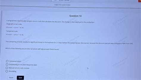 Cegectme Guestions Question 14 A Programmer Studyx