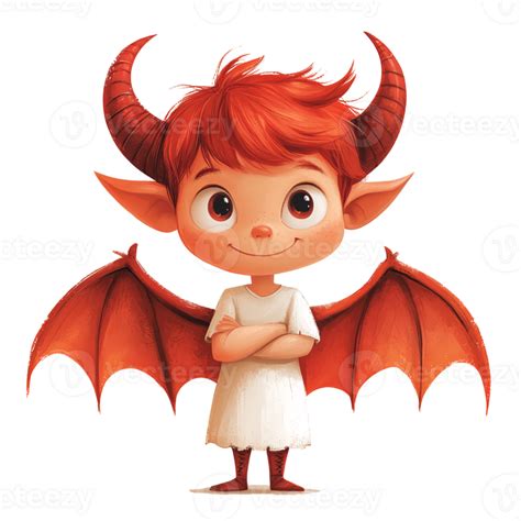 Cute Halloween Devil 49688921 Png