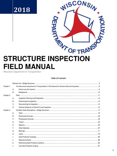 Structure Field Inspection Manual Pdf Deep Foundation Bridge
