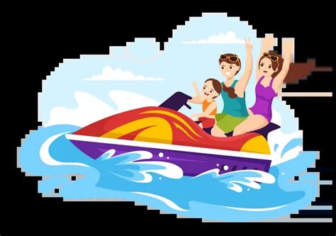 Premium Jet Ski Illustration Pack From Sports And Games Illustrations