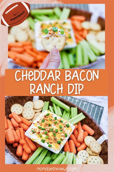 Cheddar Bacon Ranch Dip Recipe Recipe Ranch Dip Recipe Bacon Ranch