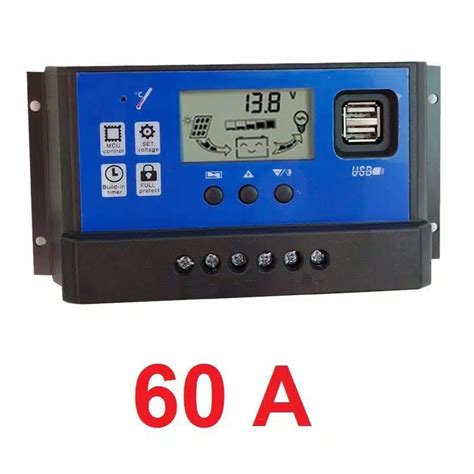 Jual Solar Charge Controller LCD LED Display Solar PWM 12V 24V 10A 20A