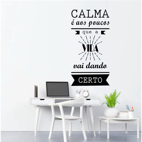 Adesivo De Parede Frase Mod Motivacional Tam Cmx Cm Shopee Brasil