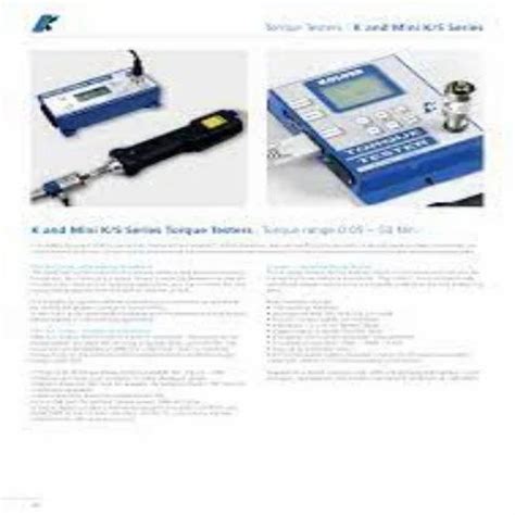 20 Nm Kolver Digital Torque Tester Model Name Number K5 At Rs 8789 In Chennai