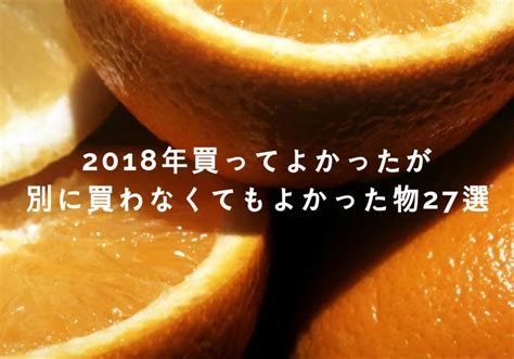 2018年買ってよかったが、別に買わなくてもよかった物27選 Shibuyapp