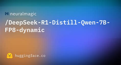 Recipeyaml · Neuralmagicdeepseek R1 Distill Qwen 7b Fp8 Dynamic At