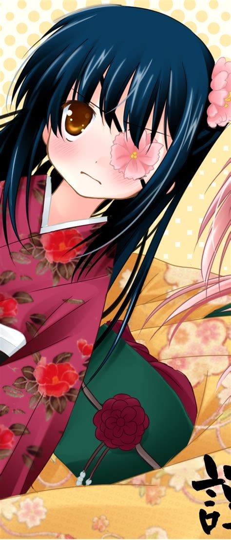 1080x2520 Resolution Sakura Musubi Girls Kimono 1080x2520 Resolution