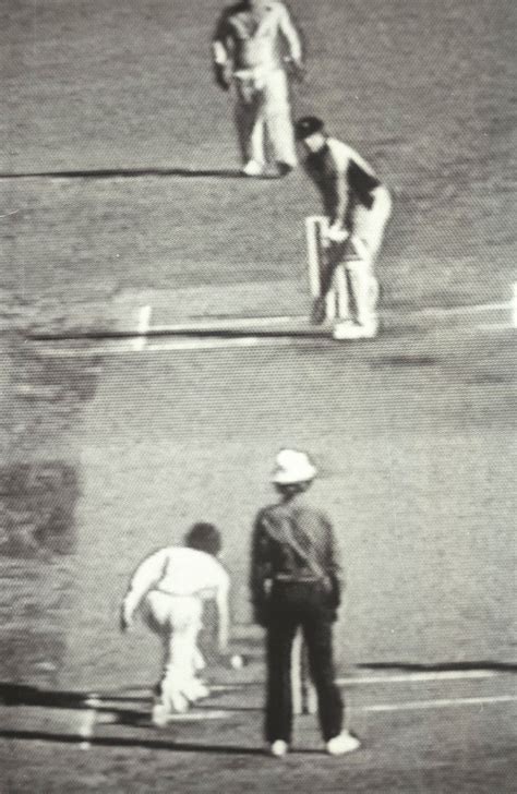 Trevor Chappell Sends Down The Underarm Delivery ESPNcricinfo Com