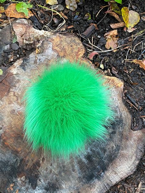 Kelly Green Faux Fur Pom Luxury Pom Long Pile Faux Fur Fluffy Etsy