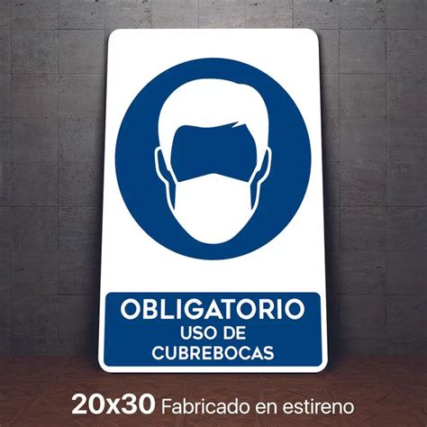 Senalamiento Desechos Cubrebocas Letrero 20x30 Mebuscar México
