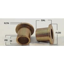 Ff Oil Impregnated Bronze Flanged Id X Od X Oal X